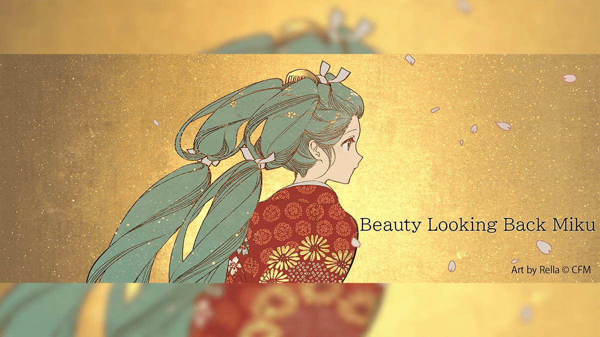 Hatsune Miku x traditional Japanese artwork limited collab merch!